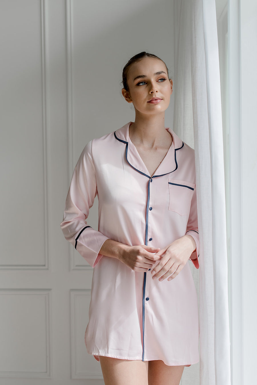 Personalised Sleepwear: Silky Satin Pyjama Sets | Midnight Mischief ...